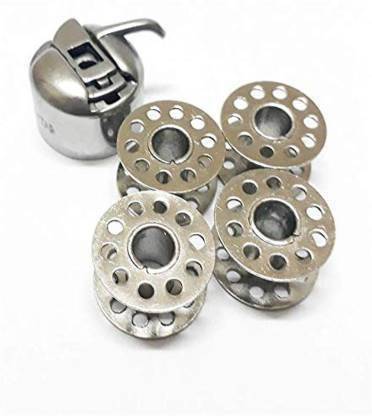 Refino HAND SEWING MACHINE BOBINS (4 BOBINS WITH 1BOBIN CASE) Metal ...