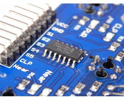 Ihc 5 IR Sensor Array with Obstacle and Bump Sensor Arduino compatible ...