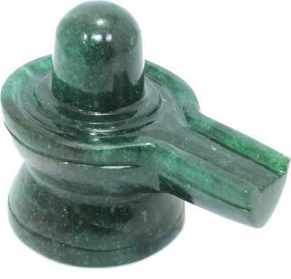 Marakata lingam Maraakata Lingam Green Decorative Showpiece - 4 cm ...
