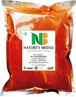 Nature's Bridge Organic Red Chilli Powder - 900 Gm / Mathania Lal Mirch ...