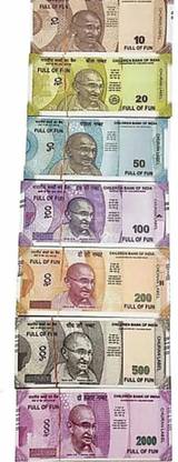 Agnolia Children Banks Fake Currency/Note for Kids to Play & Enjoy (40* ...