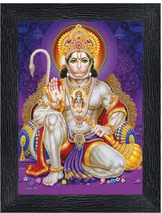 Poster N Frames Hanuman Religious Frame Price in India - Buy Poster N ...