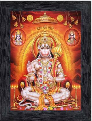 Poster N Frames Hanuman Religious Frame Price in India - Buy Poster N ...