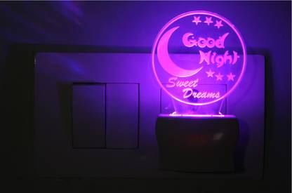 3D Illusion Effect Good Night Symbol LED Night Lamp Night Lamp Price in ...