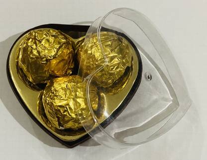 Chocolate House - 1 3 Piece Homemade Ferrero Rocher In Heart Box ...