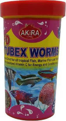 AKiRA AKIRA FD DRY TUBEX WORMS 10gm. (Container) Fish 0.01 kg Dry Adult ...