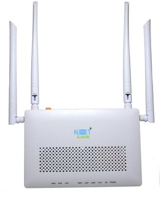 NETLINK GPON ONT 2GE+1POTS+AC WiFi (HG323DAC) 4Antenna Dual Band 1200 ...