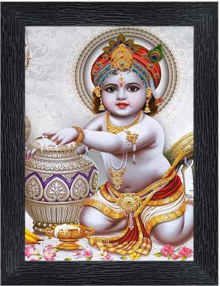 Poster N Frames Bal Krishna Religious Frame Price in India - Buy Poster ...
