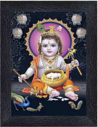 Poster N Frames Bal Krishna Religious Frame Price in India - Buy Poster ...