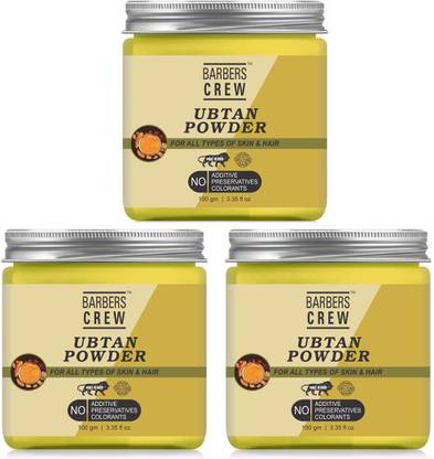 Barbers Crew Pure & Natural Ubtan Powder- For Whitening & Brightening ...