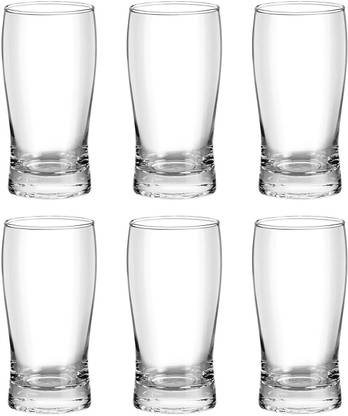 TREO (Pack of 6) Rose Bell Glass Set of 6, 250 ml Glass Set Water/Juice ...
