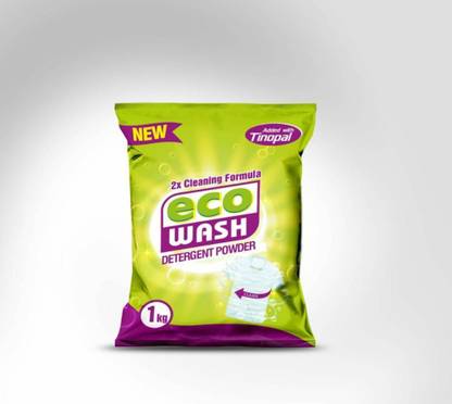 Eco wash Ecowash1kg Detergent Powder 1 kg Price in India - Buy Eco wash ...
