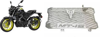 SELVIKE Radiator Grill For MT15 Black-Green Bike Radiator Guard Price ...