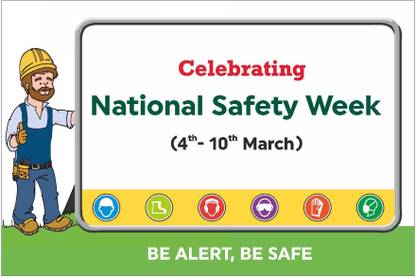 buysafetyposters.com "Be Alert, Be Safe" Safety Banner for Celebrating ...