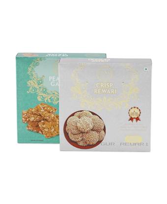 BMA FOODS Winter Special Crisp Rewari Desi Ghee & Peanut Gajak Box ...