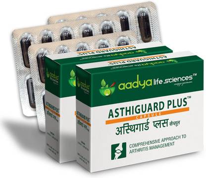 Aadya Life Asthiguard Plus Capsules, A Herbal Formula for Arthritis ...