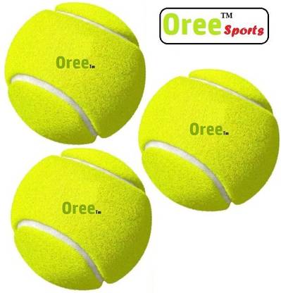 OREE Sports soft tennis (Light Weight) Cricket Tennis Ball (pack 3 ...