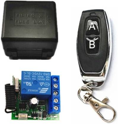 InkOcean 433MHz Wireless Remote Control DC12V 1CH Relay Receiver Module ...