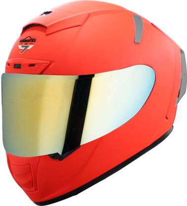 Steelbird SA-2 7Wings Super Aeronautics Full Face Helmet in Glossy Fluo ...