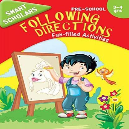 Activity book : Smart Scholars Pre-School Following Directions: Buy ...
