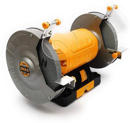 Homdum 350 Watt Heavy Duty Bench Grinder Machine 8 inch Stone Speed ...