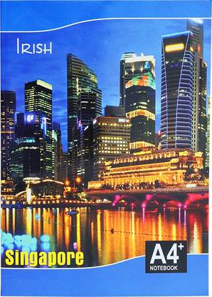 Irish Register A4 Notebook Single Line 192 Pages Price in India - Buy ...