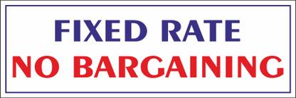 CREATIVE ADVERTISERS FIXED RATE, NO BARGAINING Emergency Sign Price in ...