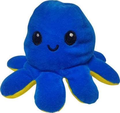 Agnolia Emotional (Happy/Sad) Reversible Octopus Plush Toy, Cute ...
