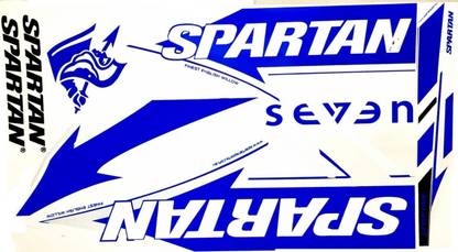 SPARTAN SVN CRICKET BAT STICKER Bat Sticker - Buy SPARTAN SVN CRICKET ...