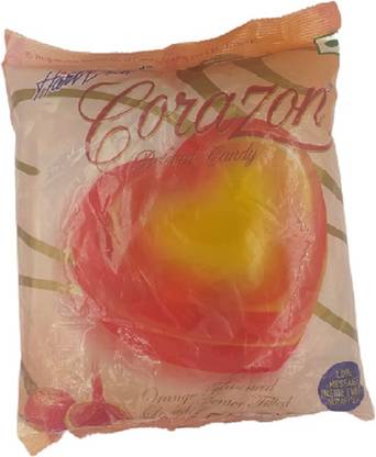 Heart Beat Corazon Love Candy Orange Flavoured Candy 750Gm (Imported ...
