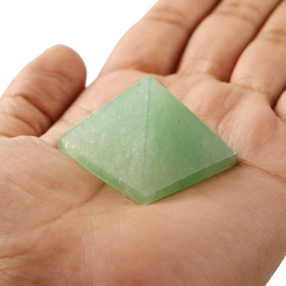 Pyramid Natural Green Jade Gemstone Pyramid For Vastu Reiki Energied ...