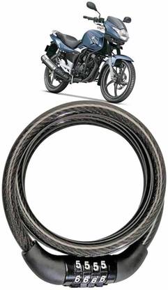 Silver magnate Bike Number Lock/Helmet Lock/Steel Cable Lock/Bicycle ...