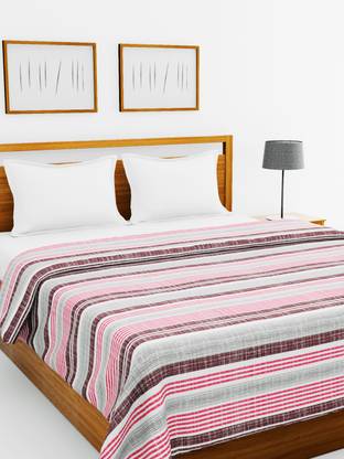 Bianca Striped Double Comforter for AC Room - Buy Bianca Striped Double ...