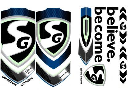 SG YLO BOUNDARY EXTREME CRICKET BAT STICKER Bat Sticker - Buy SG YLO ...