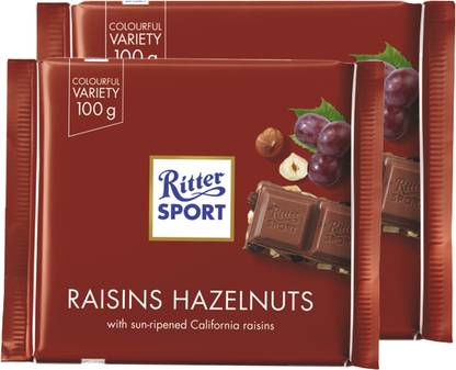 Ritter Sport Rum Raisins Hazelnuts With Original Jamaican Rum Bars ...