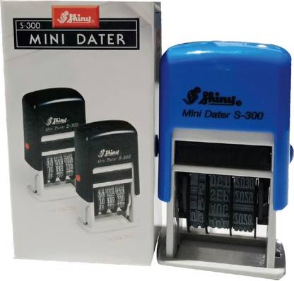 SHINY S-300 Mini Dater Stamp Black Self - Inking Price in India - Buy ...