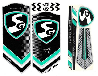 SG YPY COBRA GOLD BAT STICKER (GREEN) Bat Sticker - Buy SG YPY COBRA ...