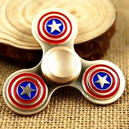 Wolfano Captain America Shield Fidget Spinner | Avengers | Long ...