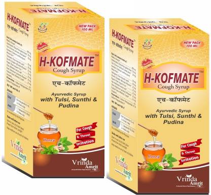 Varinda Amrit H-Kofmate Cough Syrup With Tulsi, Sunathi & Pudina ...