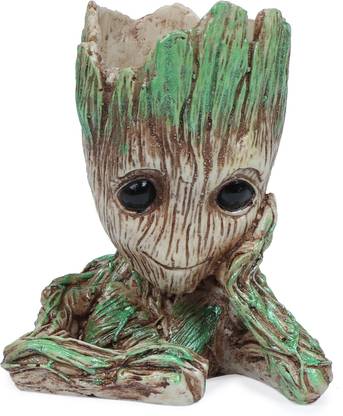 Pinkdesh Baby Groot Succulent Planter-Flower Pot & Pen Holder - Baby ...