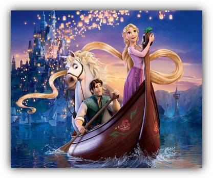 Tangled Wallpapers Boat Scene