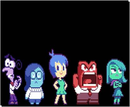 SKY DOT pixel-art-pixels-inside-out-joy Mousepad - SKY DOT : Flipkart.com