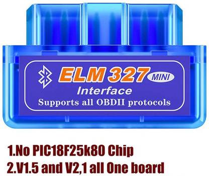 Xsentuals Advanced Two chip ELM327 Bluetooth V2.1 V1.5 Interface OBD2 ...