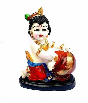 Matki Krishna Decorative Showpiece - 3 cm Price in India - Buy Matki ...