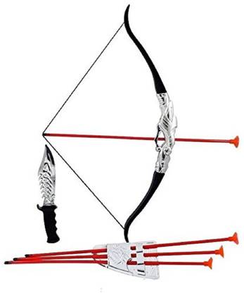 IndusBay Bahubali style Warrior Bow & Arrow Archery Set for Kids with ...