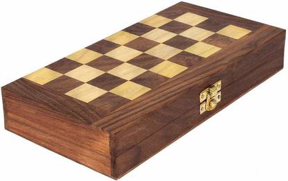 RJ45 Folding Travel Chess Board Set, Wooden Chess, Handmade Small Chess ...