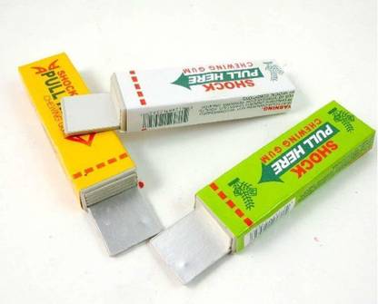 MEOL Electric Shocking Chewing Gum Chewing Gum Electric Shock Gag Toy ...