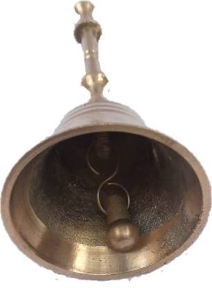 MiiArt brass bell use in pooja (size-15cm)1pcs Brass Pooja Bell Price ...