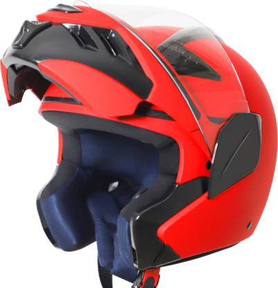 Steelbird TRX Flip Up Helmet, ISI Certified Helmet Motorbike Helmet ...