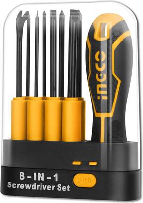 INGCO 8 In1 s/d set Long Handle Screwdriver Set Price in India - Buy ...